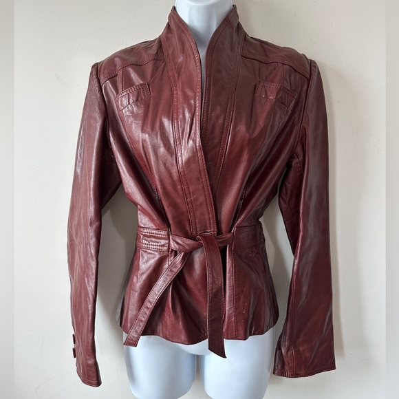 Vintage | Jackets & Coats | Beautiful 7s Vintage Oxblood Genuine ...